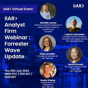 The IIAR> Institute of Influencer & Analyst Relations / IIAR> Analyst ...