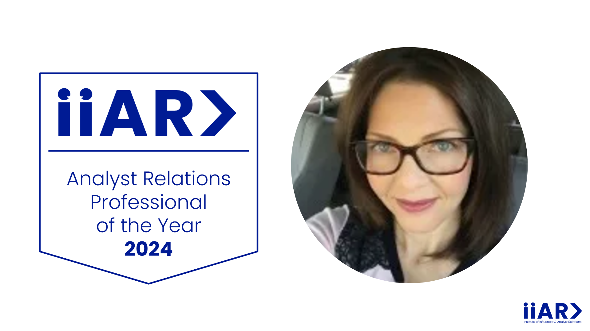 The IIAR> Institute of Influencer & Analyst Relations / 2411_ARPOTY_Rachel-Kaltenbach